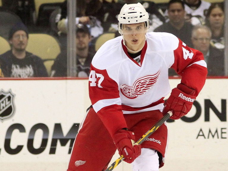 VIDEO: Red Wings' Marchenko buzzes Rinne with 1st career goal ...