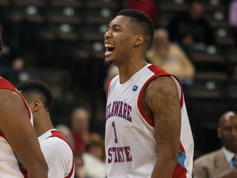 Delaware State's Kendall Gray posts rare 30-30 in win over Coppin State ...