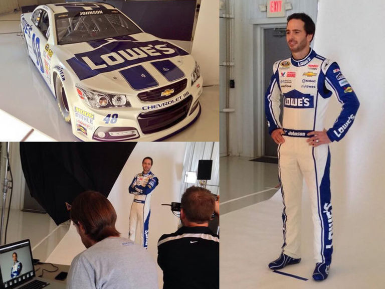 Lowe's Racing unveils Jimmie Johnson's new car and fire suit for 2014 ...