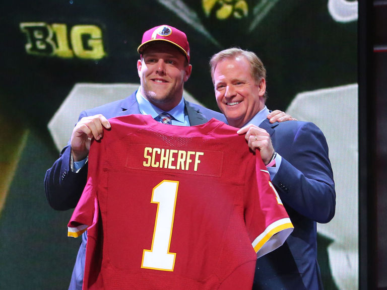 Redskins sign 1st-rounder Brandon Scherff to 4-year deal | theScore.com