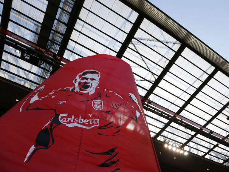 PHOTOS: Liverpool unveil 2 mosaics for Steven Gerrard's final match at ...