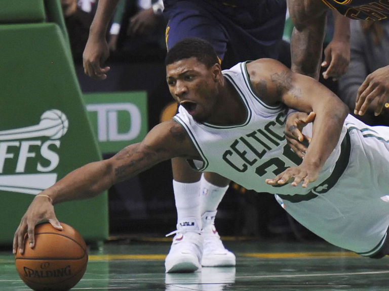 Report: Marcus Smart to miss exhibition in Africa due to dislocated ...