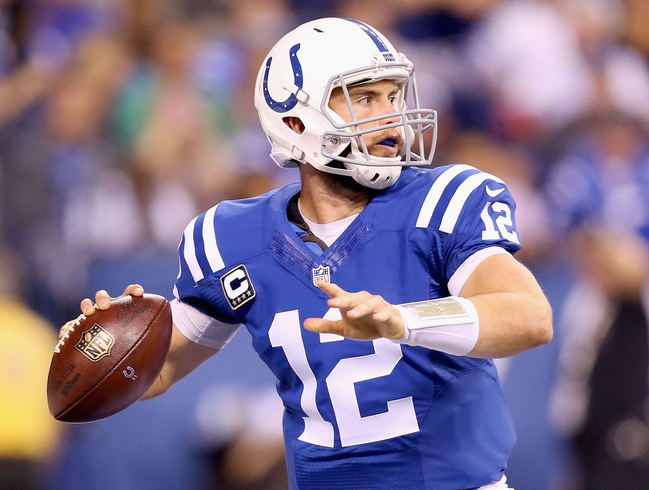 Andrew Luck Throwing