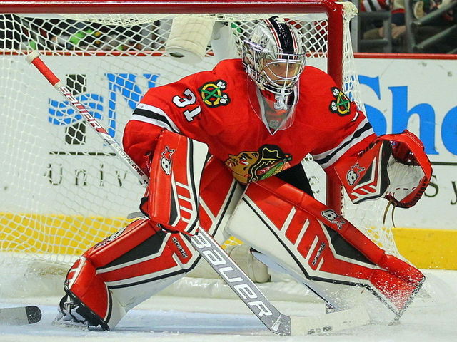 Former Blackhawks goalie Raanta's name isn't on the Stanley…