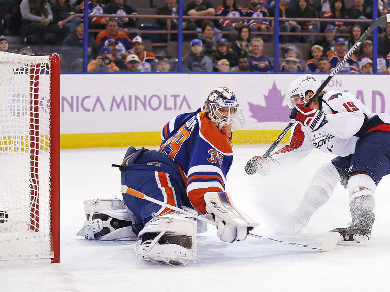 Capitals chase Oilers' Nilsson out of net with 6 goals | theScore.com