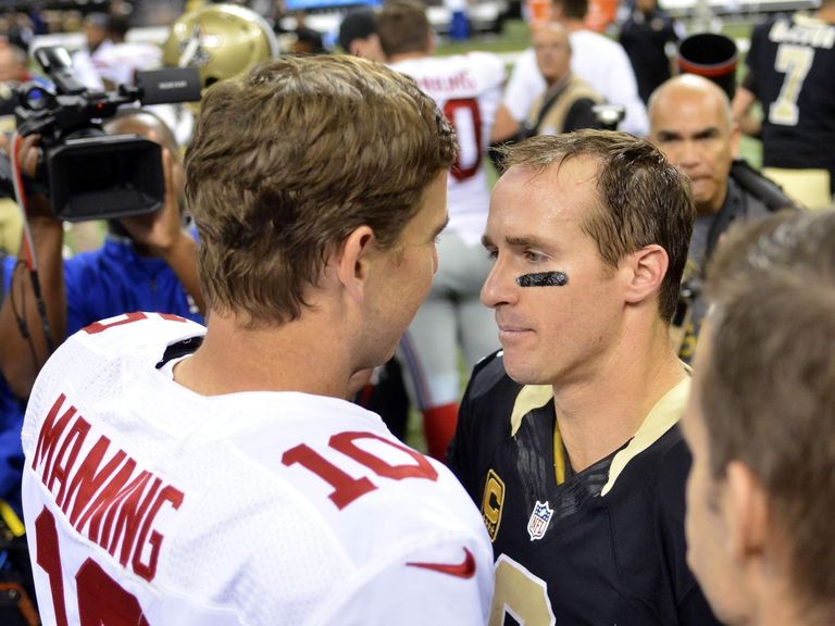 Drew Brees' oldest son was rooting for the Giants on Sunday | theScore.com