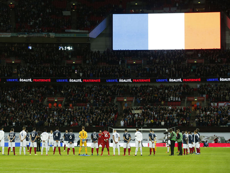 VIDEO: Wembley unites for emotional rendition of French national anthem ...