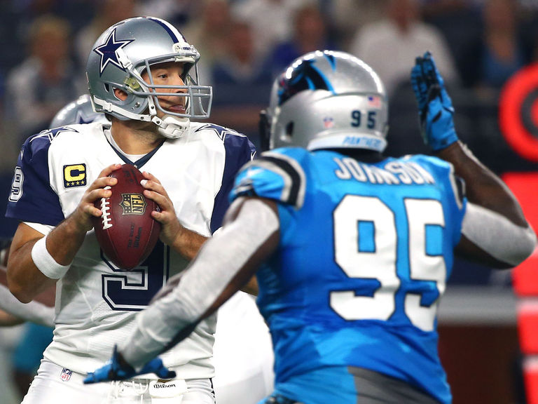 PHOTOS: Cowboys, Panthers show off flashy 'Color Rush' uniforms ...