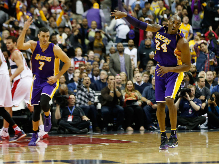 VIDEO: Kobe clutch in crunch time to lead Lakers over Wizards ...