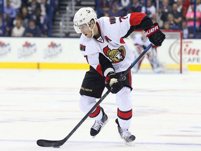 Senators' Turris avoids serious injury, game-time decision vs. Rangers ...