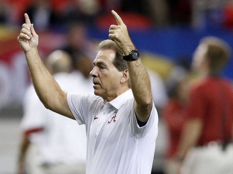 VIDEO: Nick Saban dances after Alabama win | theScore.com
