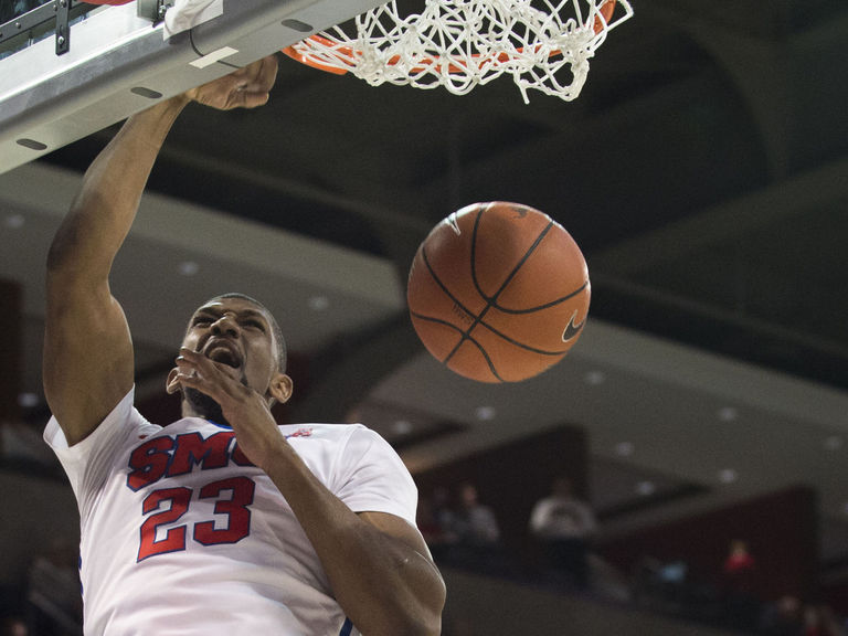 VIDEO: Jordan Tolbert saves SMU's perfect season at both ends ...