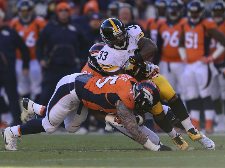 VIDEO: Fitzgerald Toussaint fumbles away Steelers' momentum | theScore.com