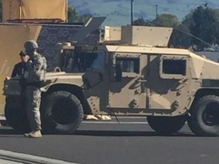 PHOTOS: Strong military presence out for Super Bowl 50 | theScore.com