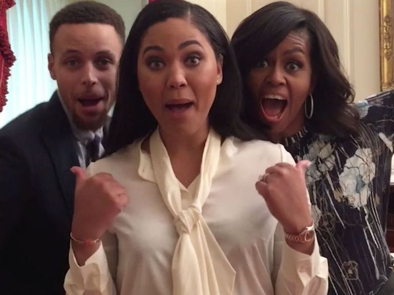 VIDEO: Stephen, Ayesha Curry lip-synch to 'Minions' song with Michelle ...