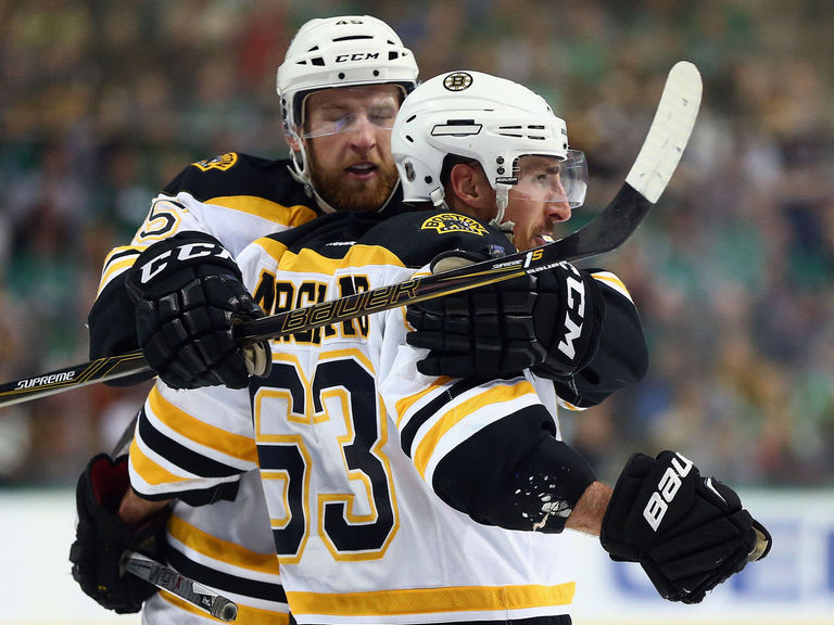 Marchand hits 30-goal mark for 1st time as Bruins down Stars | theScore.com