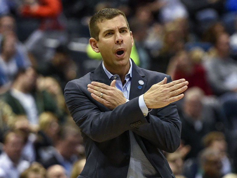VIDEO: Celtics' coach Stevens has hops ... with help | theScore.com