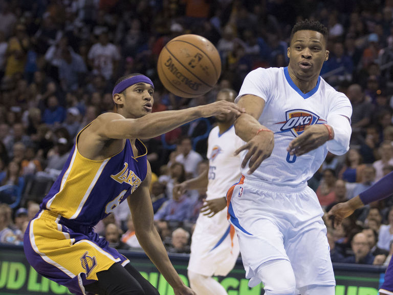 Westbrook records 2nd-fastest triple-double in NBA History | theScore.com
