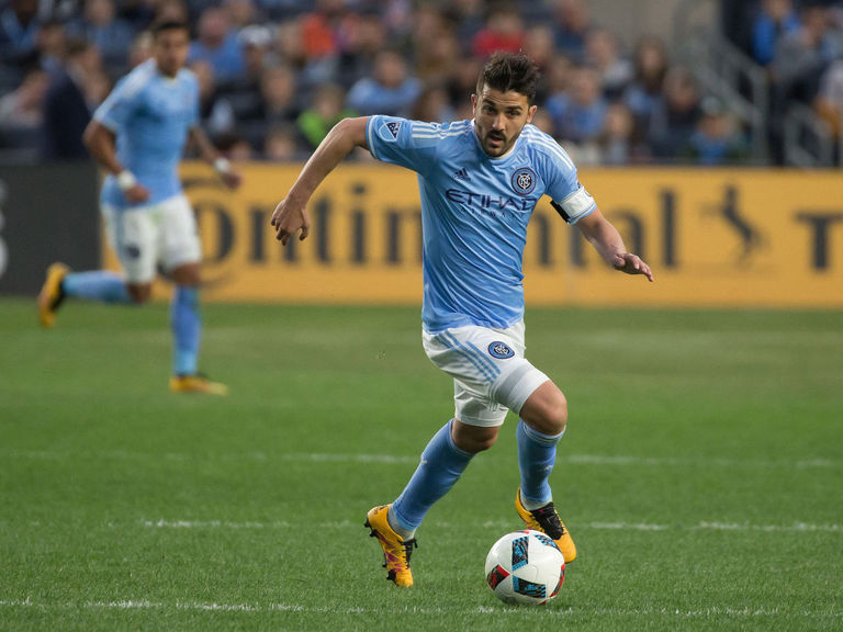 Watch: David Villa taps in leveler off perfect Pirlo pass | theScore.com