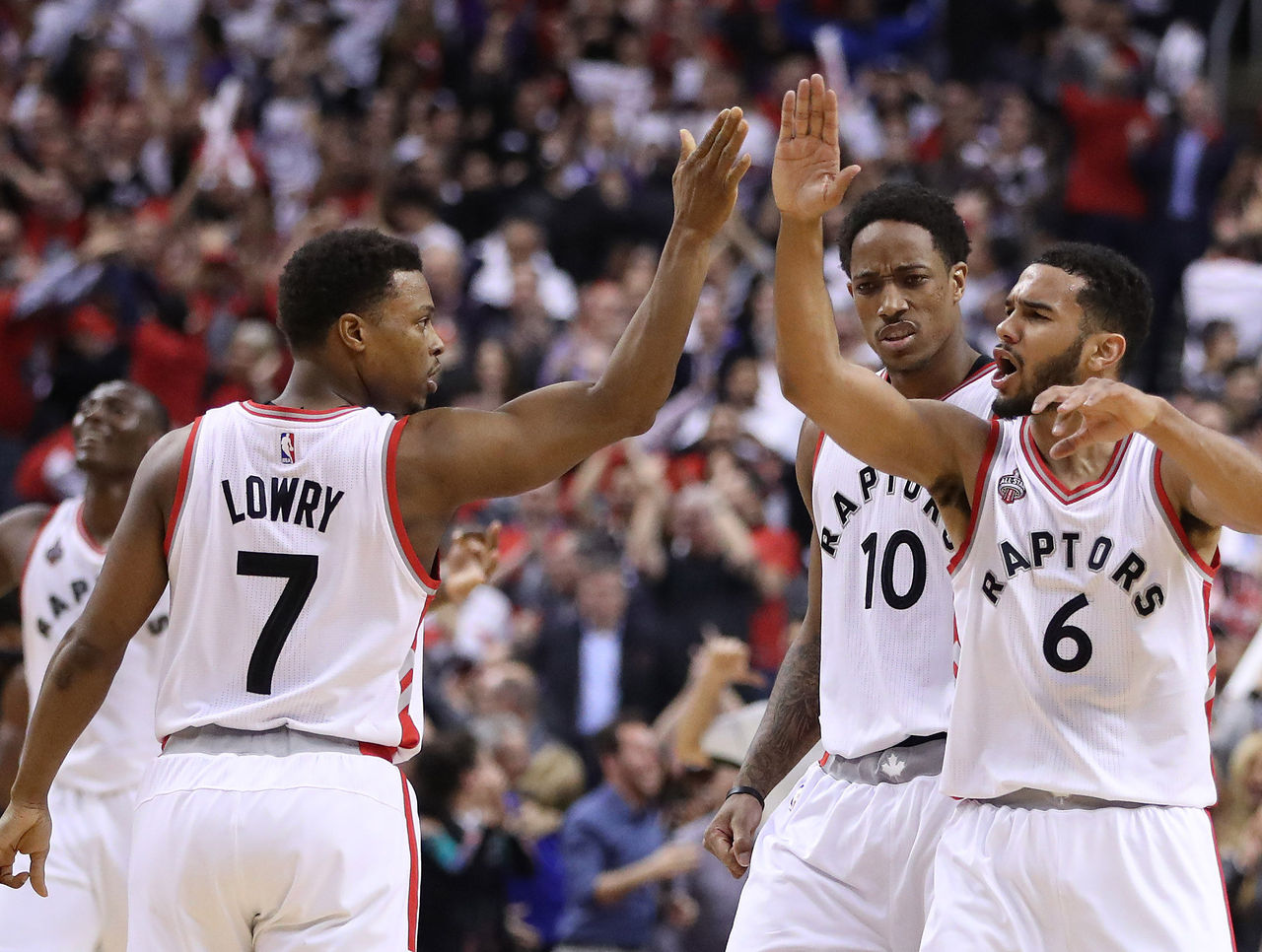 10 photos from the Raptors' improbable Game 5 win | theScore.com