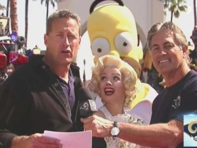 Watch: Rams use Marilyn Monroe, Homer Simpson for 4th-round selection ...
