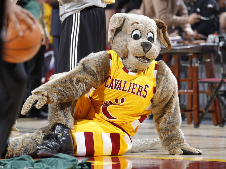 Watch: Cavs mascot adds to 3-point barrage with half-court shot ...