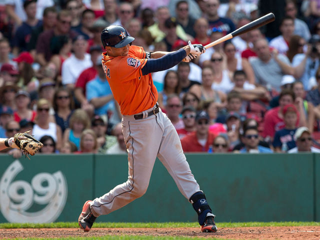 Watch: Correa demolishes fastball over Green Monster | theS…