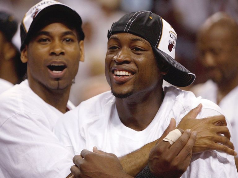 Watch: Heat honoring Wade all day with 'Flashback Friday' | theScore.com