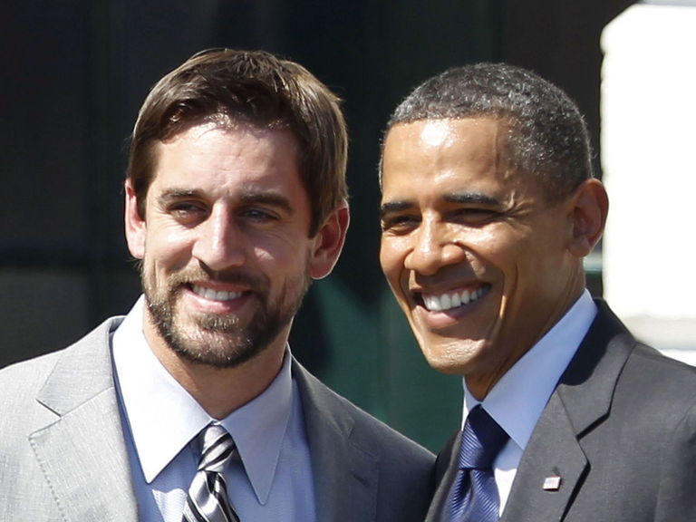 Aaron Rodgers had best golf round of year against President Obama ...