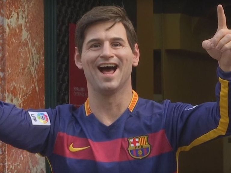 Watch: Creepy Messi wax figure unveiled in France ahead of Euro 2016 ...