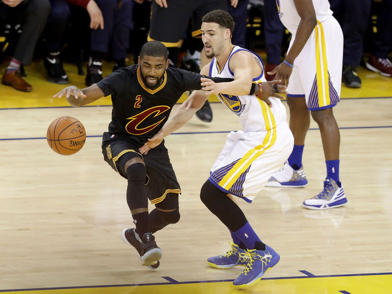 Watch: Kyrie finishes from impossible angle | theScore.com
