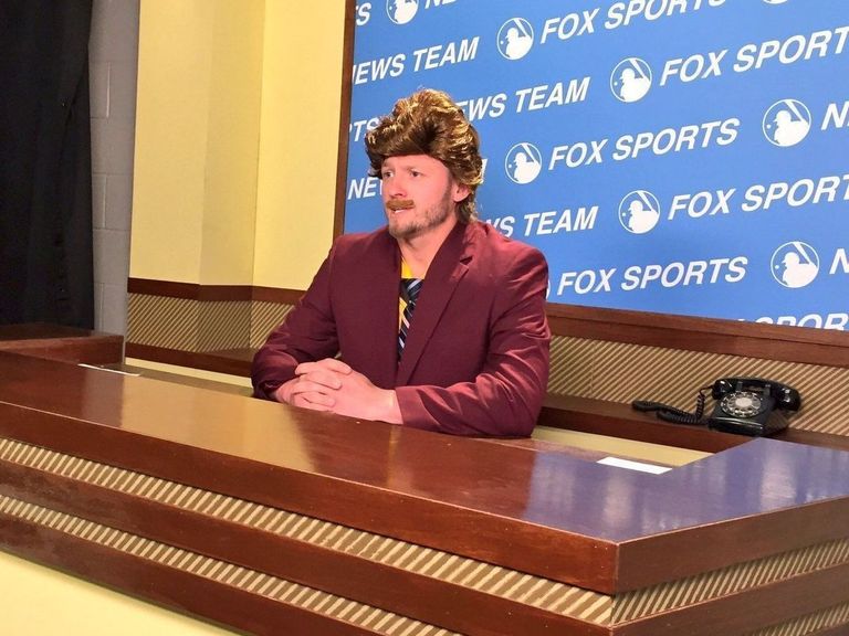 Donaldson, Trout dress up in spot-on 'Anchorman' outfits | theScore.com