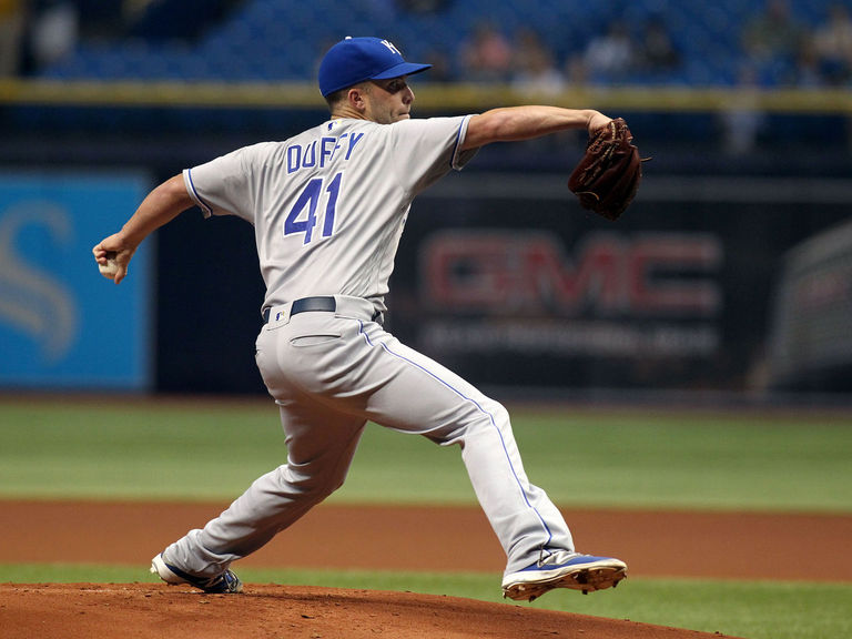 Duffy sets Royals record with 16 strikeouts in near no-no | theScore.com