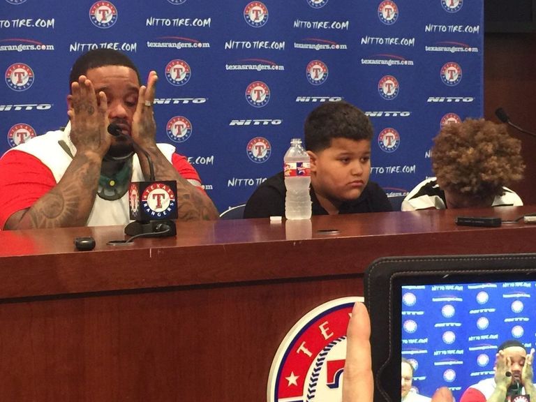 Watch: Fielder's kids heartbroken during farewell speech | theScore.com