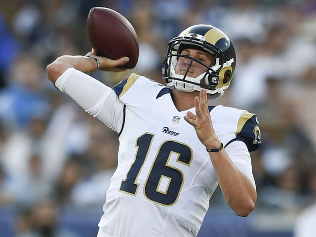 Rams' Goff says he suffered bruised tailbone vs. Broncos