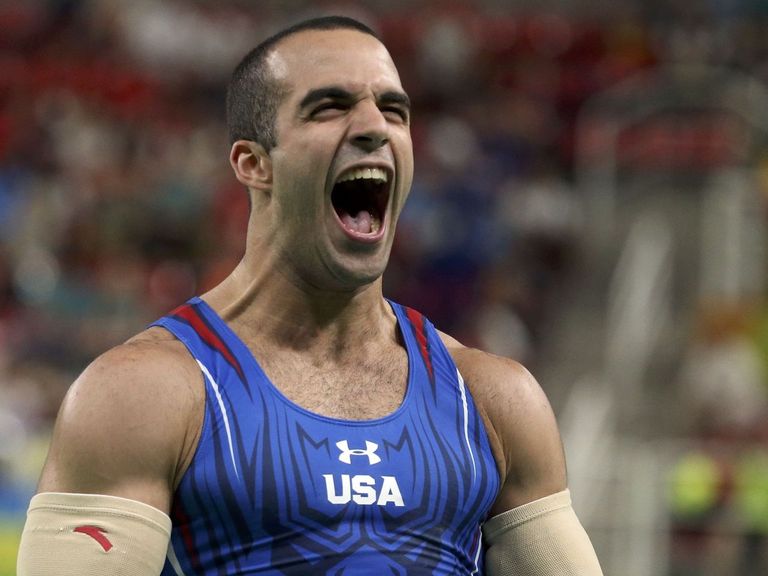 U.S. gymnast Danell Leyva wins silver in parallel bars | theScore.com