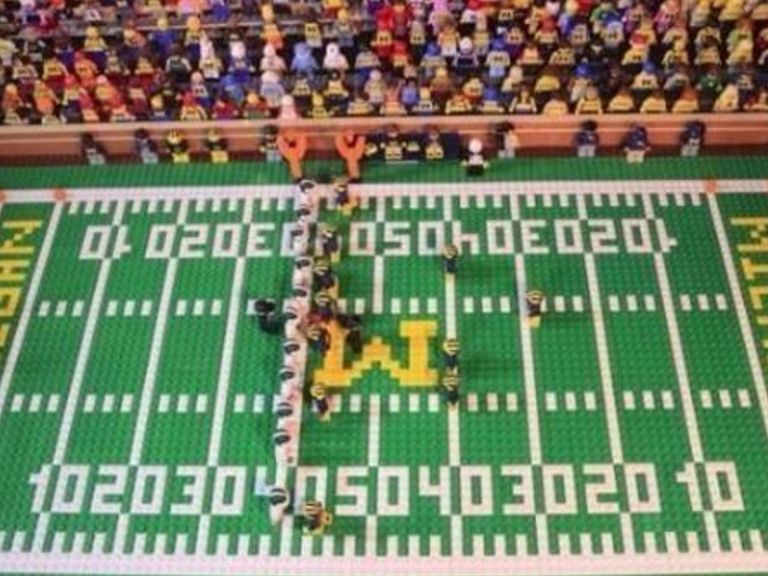 Watch: Michigan State miracle punt return recreated in LEGO-mation ...