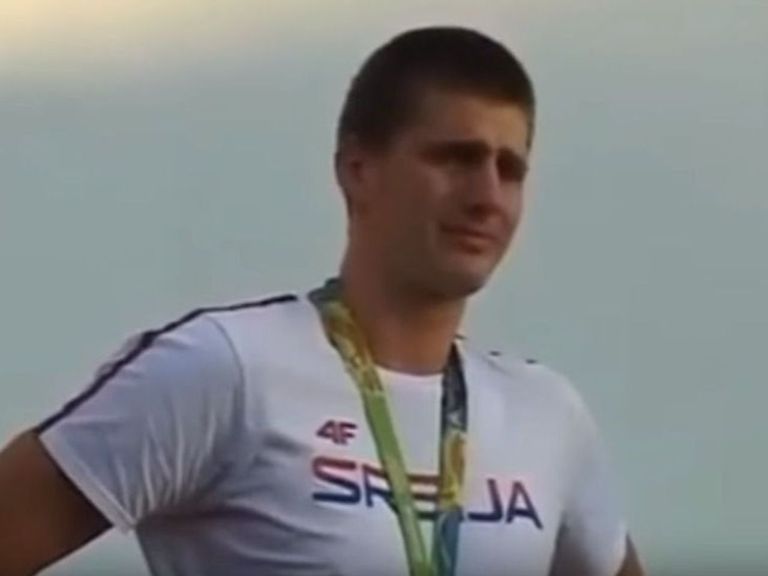 Jokic overcome with emotion after bringing silver medal to Serbia ...