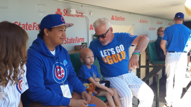 Cubs rally together on Childhood Cancer Awareness Day | th…