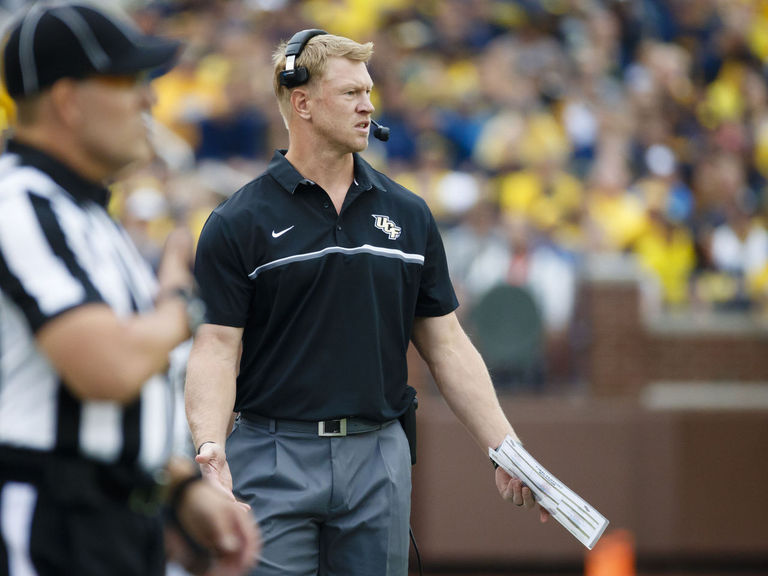 UCF coach Frost taking scout-team QB reps to prepare for Navy ...