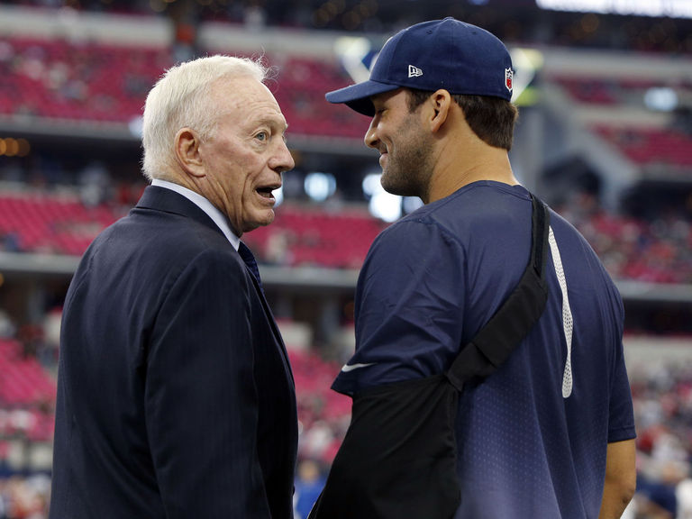 Jones: No recent discussions with Romo, no decision on his future yet ...