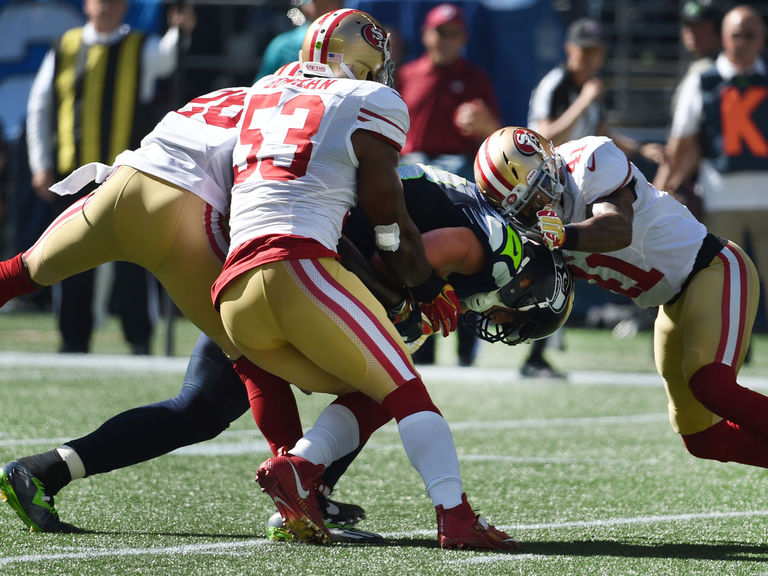 Watch: Seahawks' Graham makes amazing grab to save INT | theScore.com