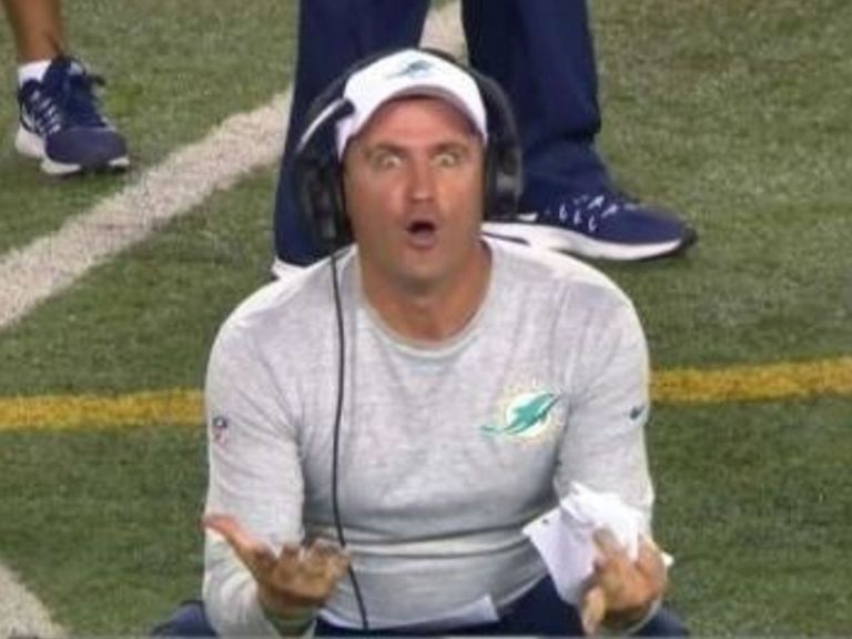 Dolphins coach goes crazy over incredibly stupid penalty | theScore.com