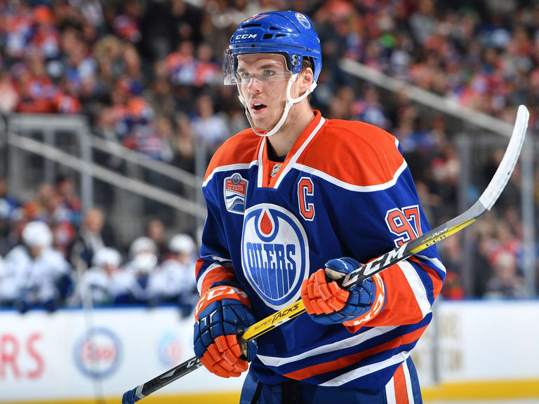 McDavid goes through concussion protocol after smacking face off ice ...