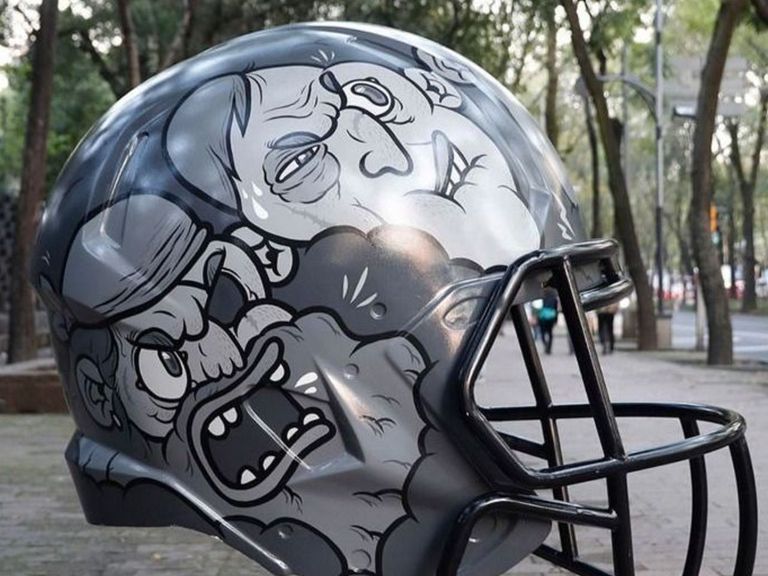 Look: NFL helmets reimagined by Mexican artists | theScore.com