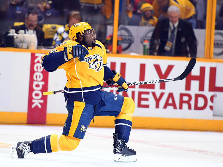 Subban records 1st multi-goal game with Predators | theScore.com