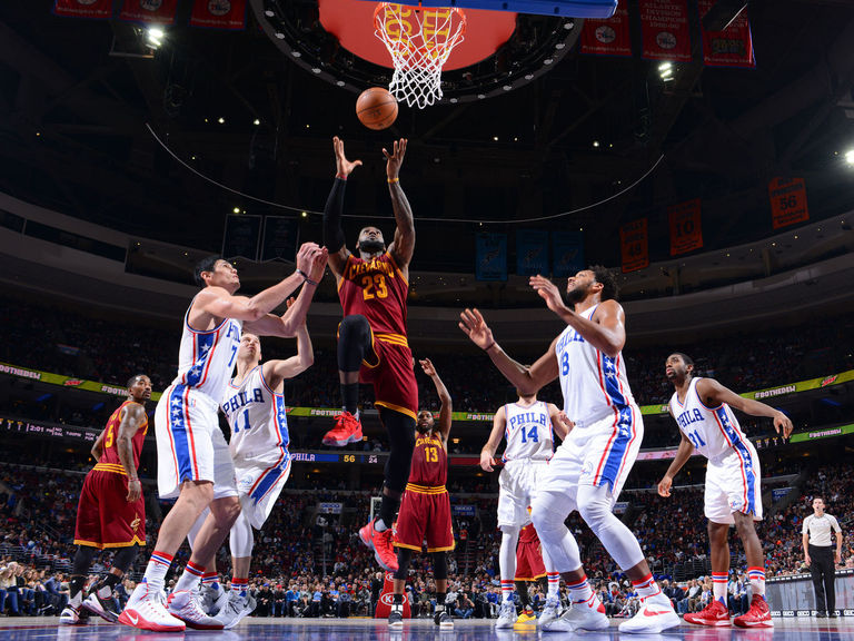 Watch: LeBron cleans up Tristan's missed FT with putback dunk ...