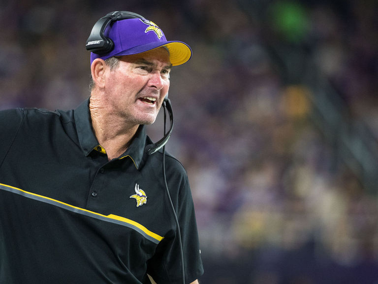 Vikings' Zimmer won't coach vs. Cowboys after eye surgery | theScore.com