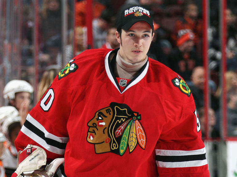 From Flyers practice facility employee to Blackhawks goalie in 1 day ...