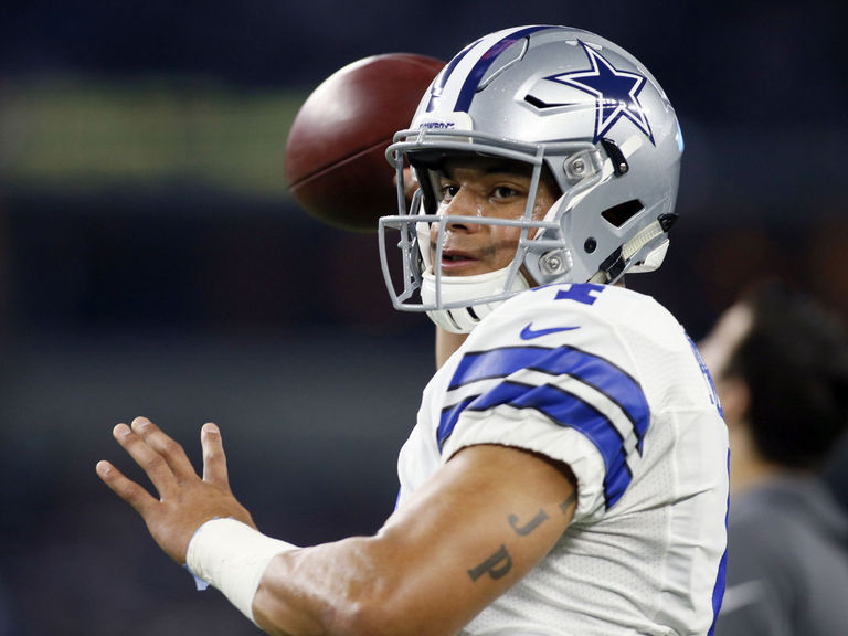 Prescott jokes his late mom would've criticized his 4 INTs | theScore.com